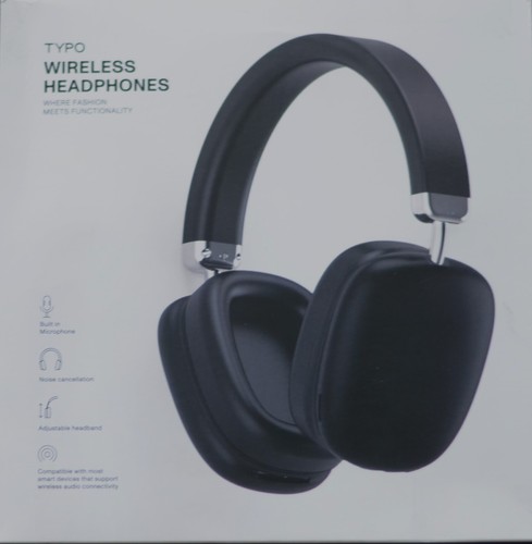 Brand new Typo black headphones | eBay