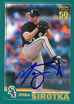 Mike Sirotka autographed baseball card (Chicago White Sox) 2001 Topps ...