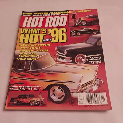 1996 January, Hot Rod Magazine, California Street Rods' Flamin Hot ...