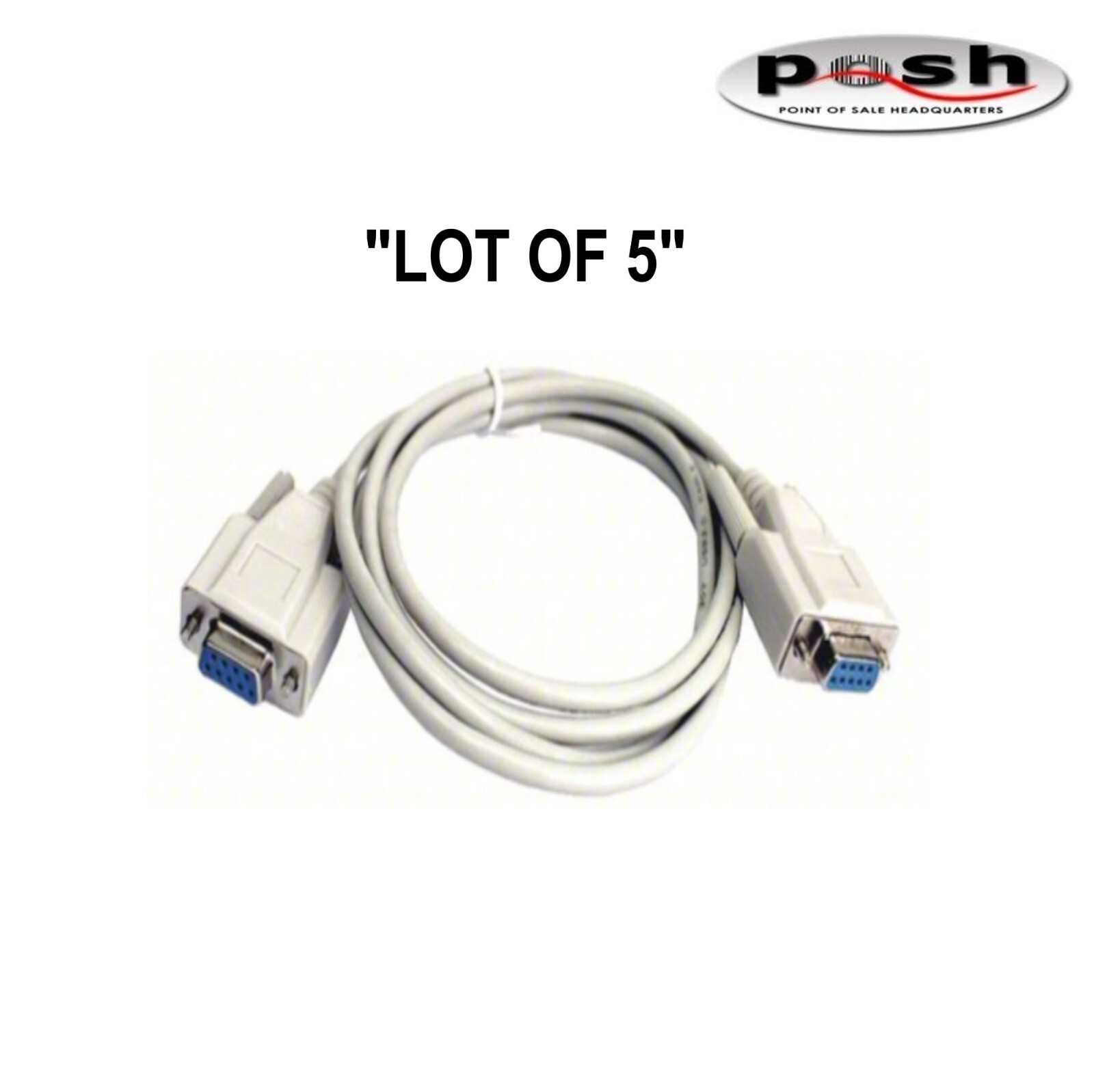 "LOT OF 5" AWM 2464 F/F Serial Cable E212689 | eBay