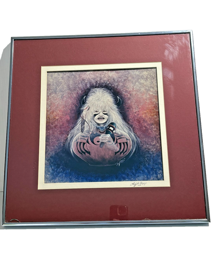 RARE SIGNED Rex A Begaye Native American Framed Art Painting Print ...