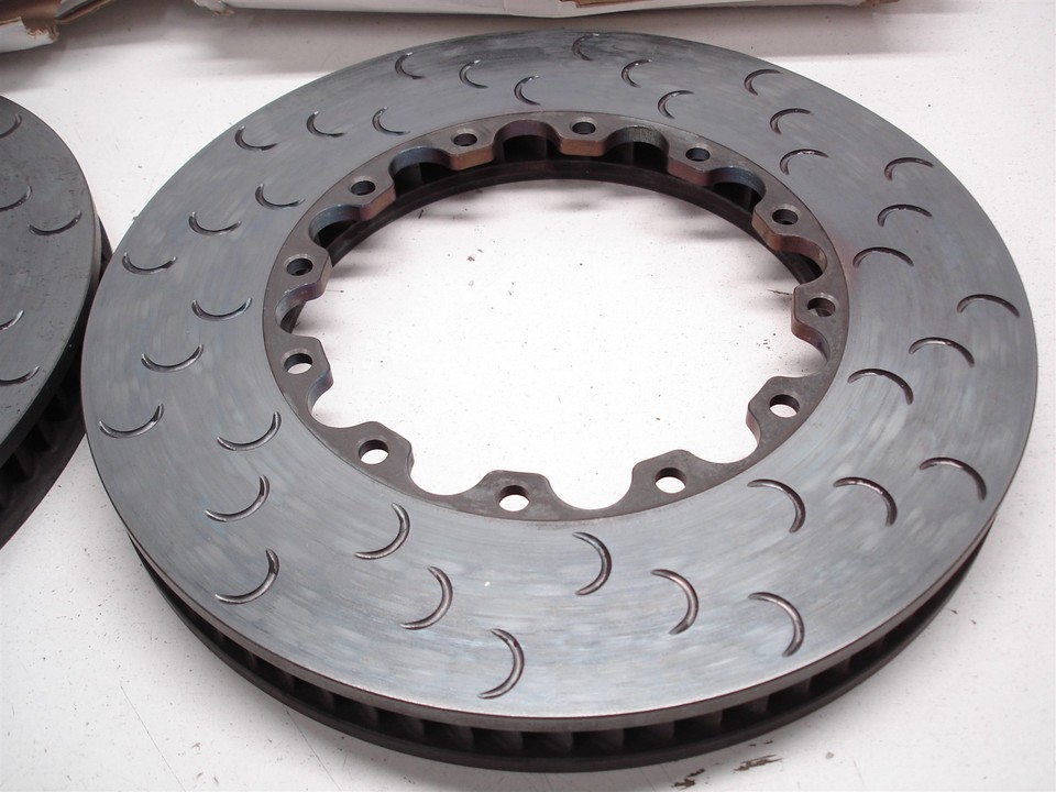 2 NEW NASCAR ALCON DIV2198X456C36 R/L DISC BRAKE ROTORS 35mm X 328mm ...