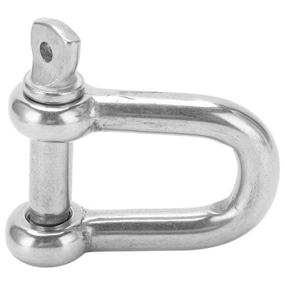 5Pcs M6 Straight D Shackle Short 304 Stainless Steel Breaking D Rigging ...