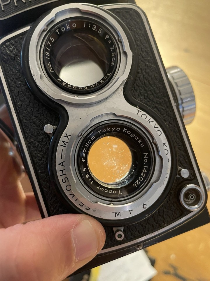 *Super Rare : Near Mint* Tokyo Kogaku Primoflex Automat TLR Camera ...