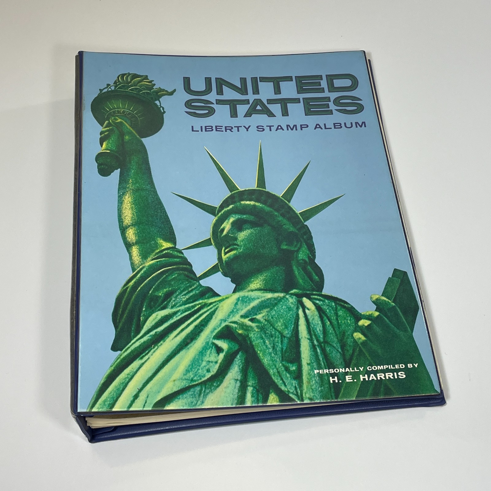 Vintage United States Liberty Stamps Album Collection Book HE Harris | eBay