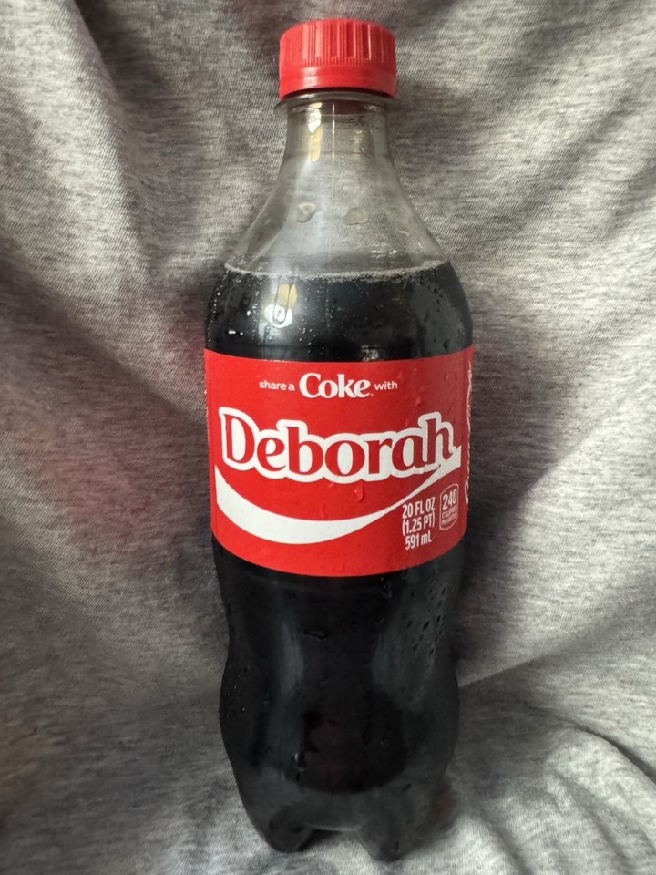 Share a Coke with Deborah 2025 Personalized Gift Coca~Cola Bottle 20oz ...