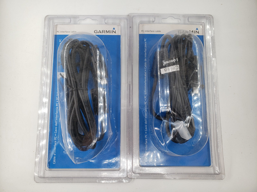 2 ea. Garmin GPS PC Interface Cable New Old Stock Sealed 010-10206-00 ...
