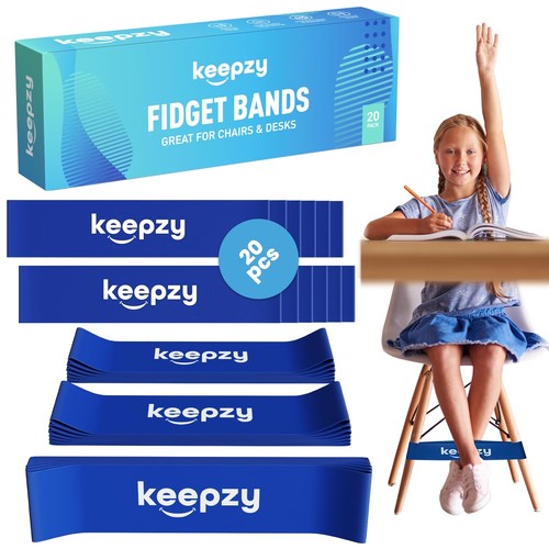 20 Pack Chair Bands, Anti Slip Chair Bands for Kids with Fidgety Feet ...