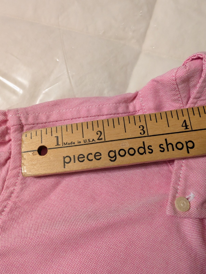 Ralph Lauren Shirt Dress Girls 8 Pink Drop Waist Button Front Cotton ...