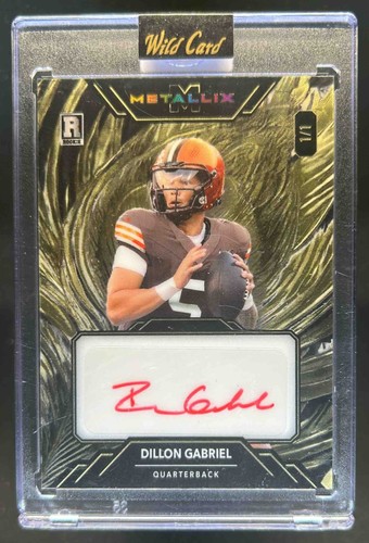 2025 Wild Card Metallix Dillon Gabriel Gold Circles Auto Autograph RC ...