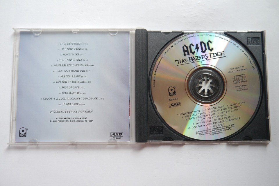 (R-1) AC/DC - The Razor's Edge. CD | eBay