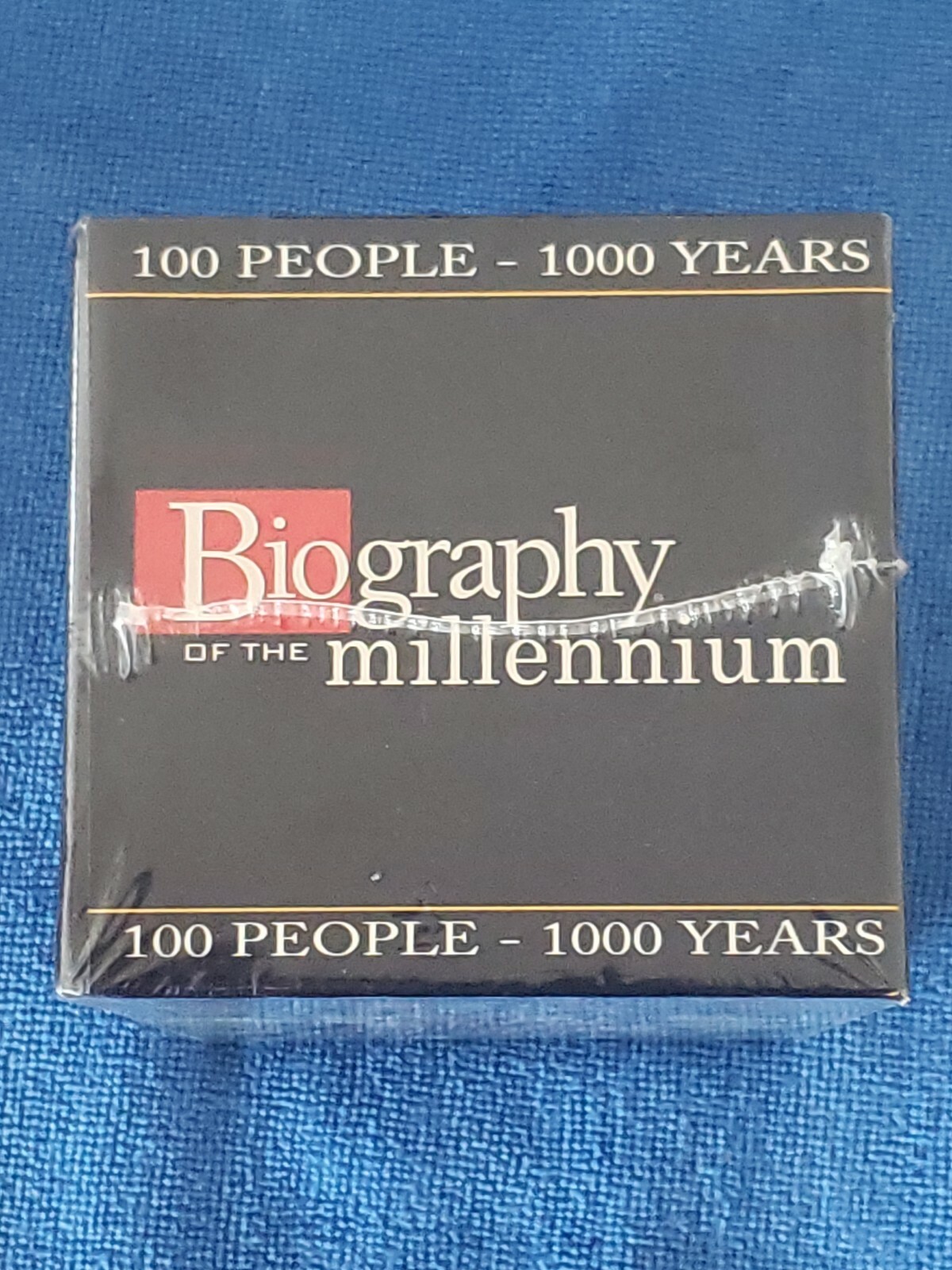 Biography Of The Millennium: 100 People 1000 Years (VHS, 1999, 4-Tape ...