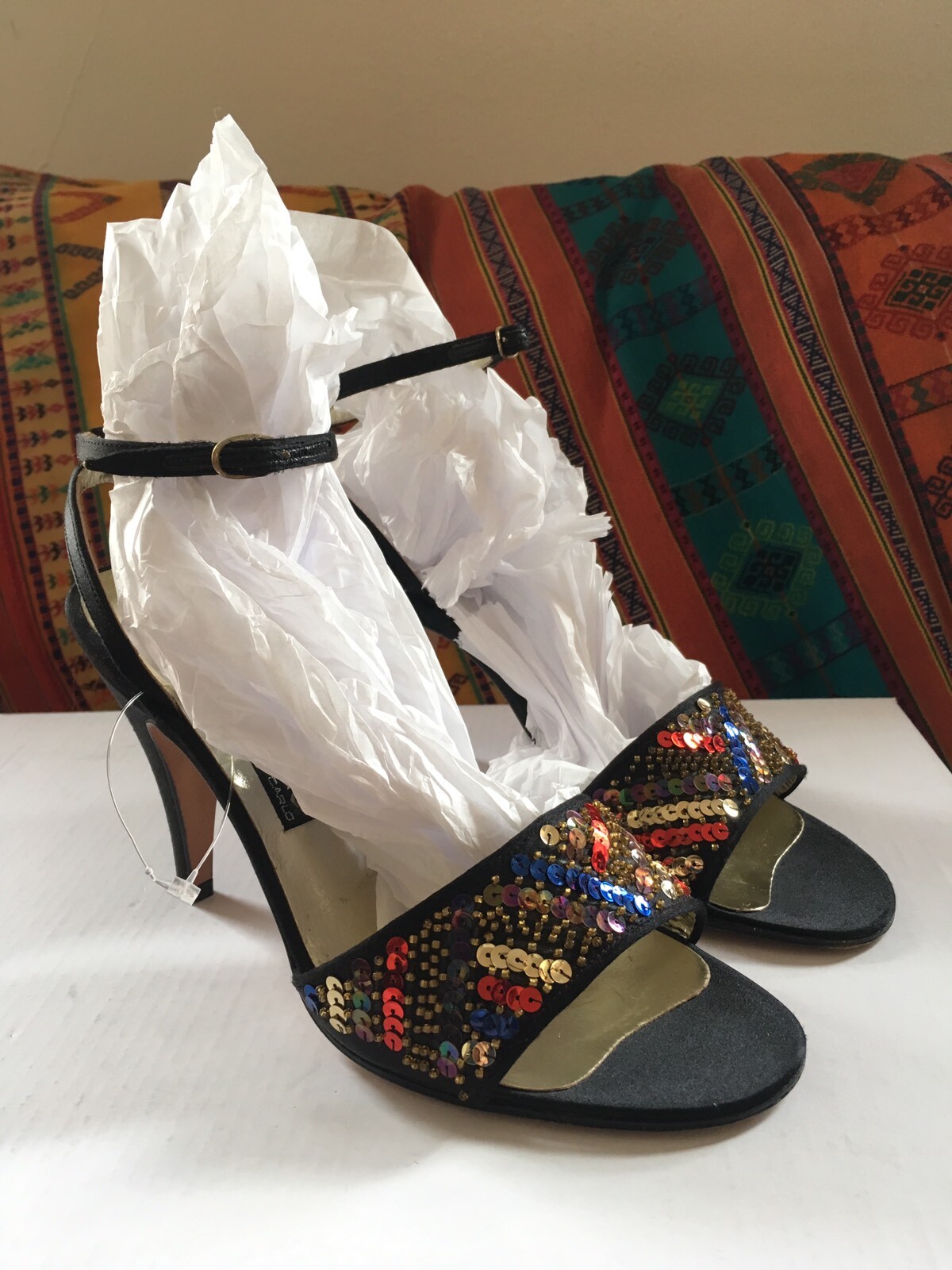 NEW Botteria Monte Carlo CASADEI Monaco Sz 36 6 Elegant Lace Ankle Heel ...