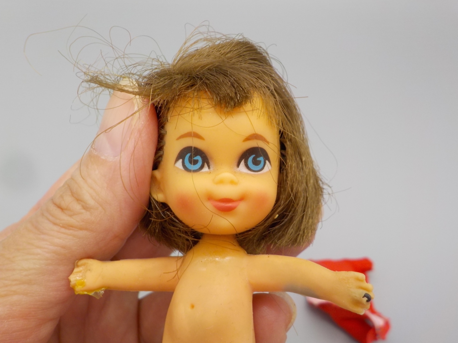 Vintage Mattel Liddle Kiddles BABE BIDDLE Doll, Outfit, & Car | eBay