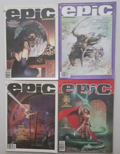 Epic Illustrated Magazines (Lot of 4) #18, 23, 26-7 | eBay