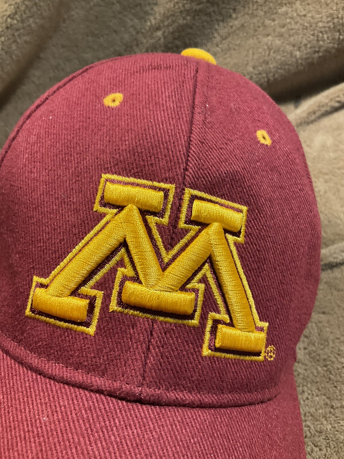 Vintage University Of Minnesota Golden Gophers Hat NCAA Cap Mascot Side ...