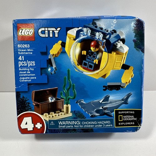 Lego 60263 City Ocean Mini-Submarine New Sealed Bent Box 673419319317 ...