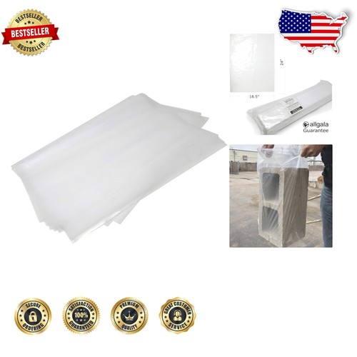 Robust 3 mil Open-Top Plastic Bags - 100 Pack, Ideal for Seafood ...