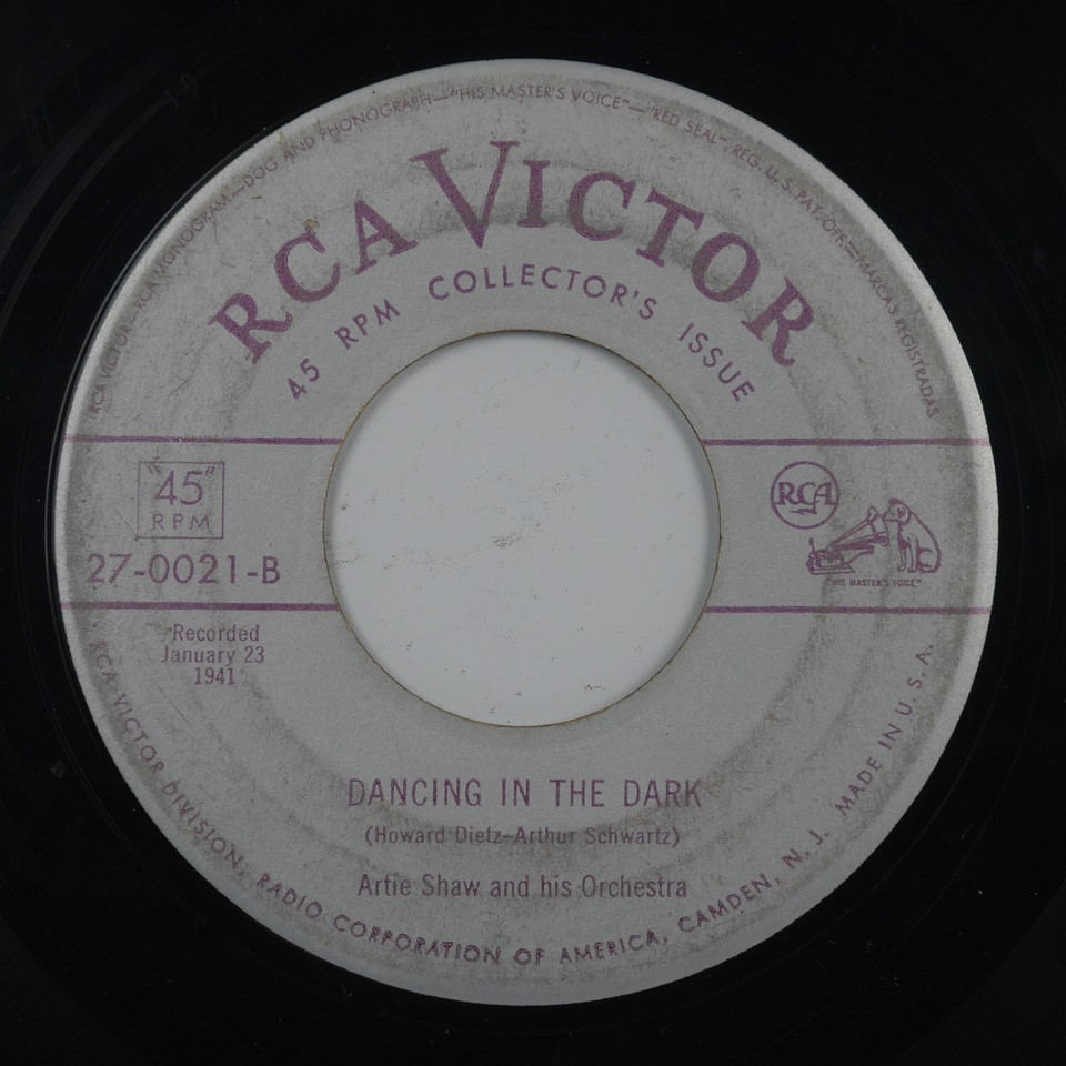 ARTIE SHAW Star Dust / Dancing in the Dark RCA VICTOR 27-0021 VG | eBay