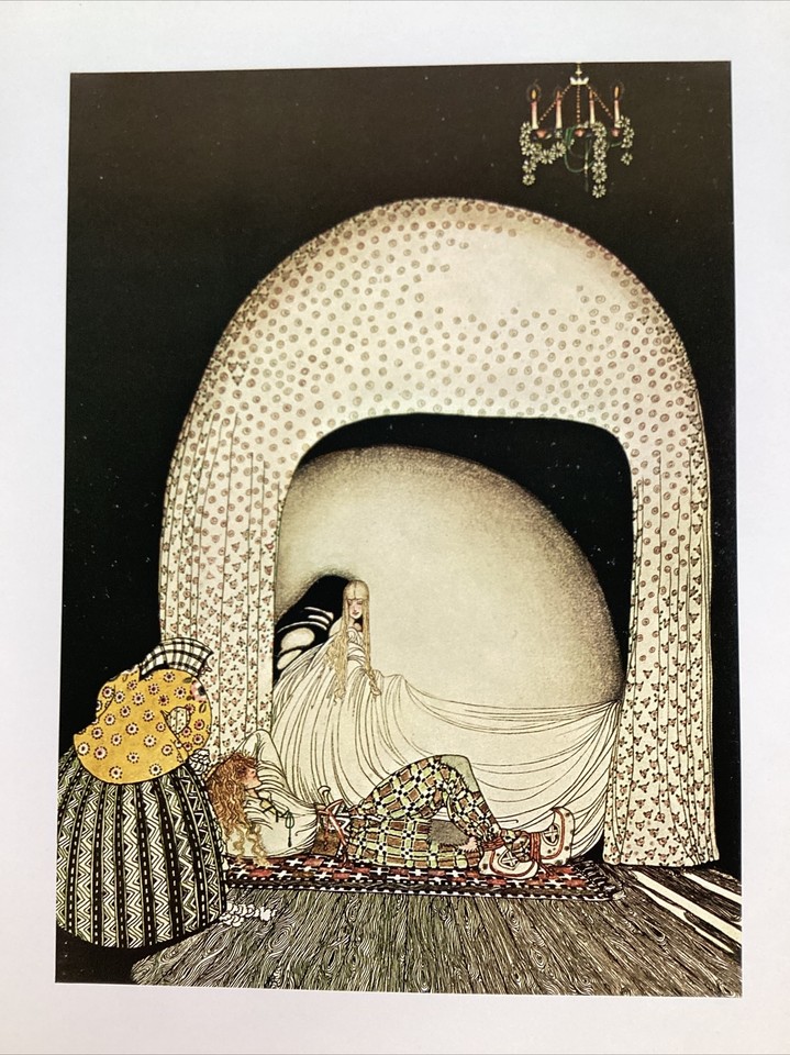 Fantasy Art Nouveau Print Kay Nielsen East Of Sun Norway Fairy Tale ...