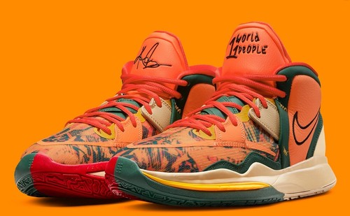 Nike Kyrie Infinity 1 World 1 People Orange Green Red DO9614 800 ...
