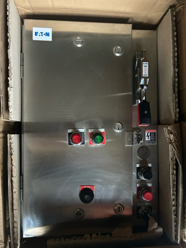 Eaton ECN1819BBB, Enclosure Only No Starter, 316SS, Start/Stop, HOA ...