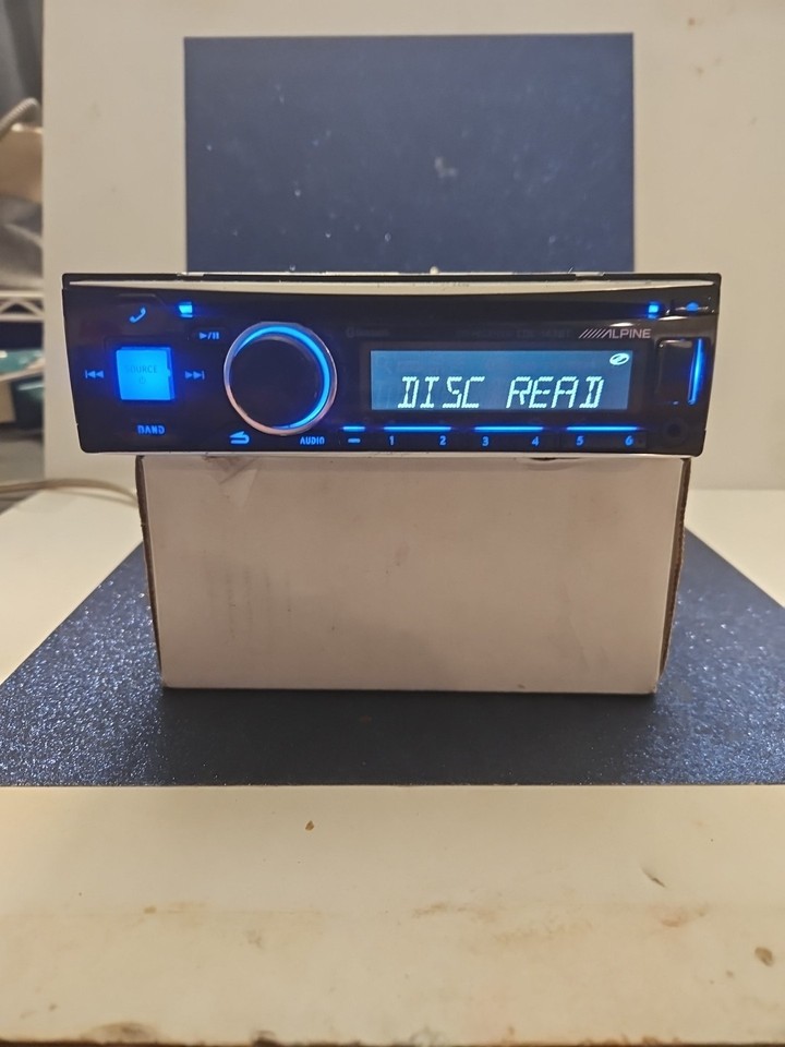 Alpine CDE-143BT CD player radio stereo USB AUX Bluetooth receiver 🌟 ...