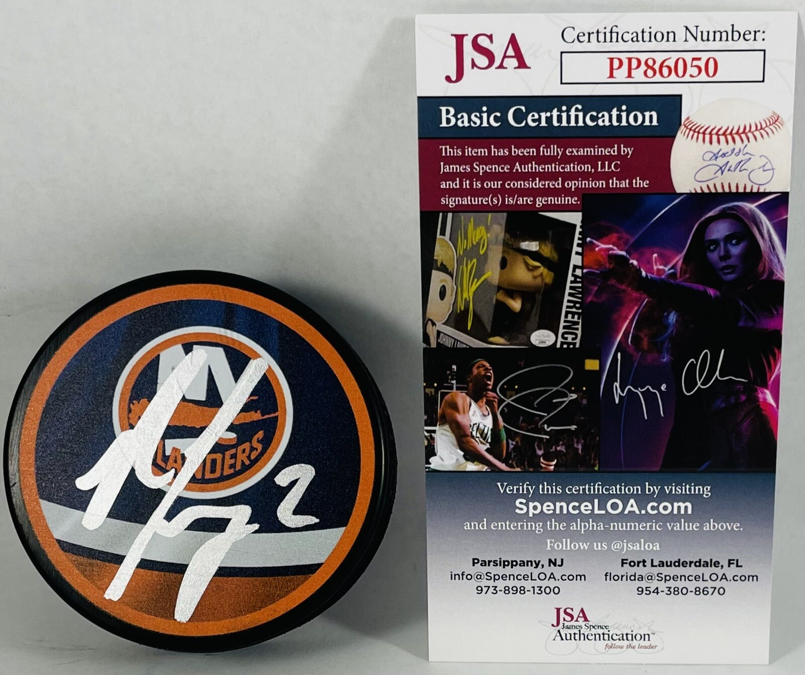 Nick Leddy Autographed Signed New York Islanders Reverse Retro Puck ...
