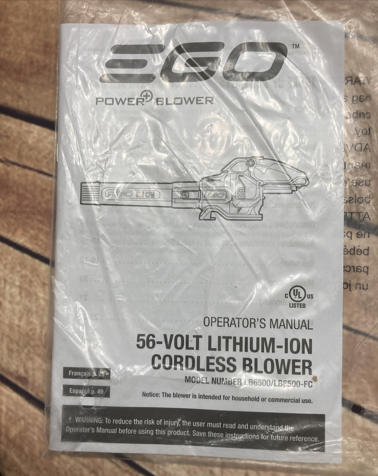 EGO Power+ 3-Speed Turbo Leaf Blower 56-Volt 530 CFM Cordless LB5300 ...