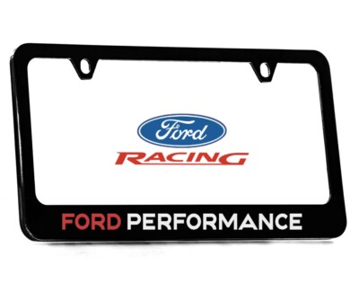 Ford Performance License Plate Frame | Reflective | Street Racing ...