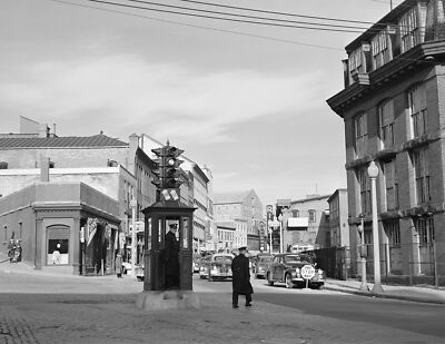 1940 Downtown Woonsocket Rhode Island Vintage Old Photo 8.5" x 11 ...