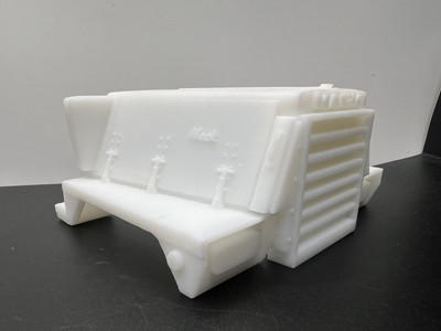 1/25 Resin Mack RD 800 Model Truck Hood Conversion For AMT Mack R Model ...