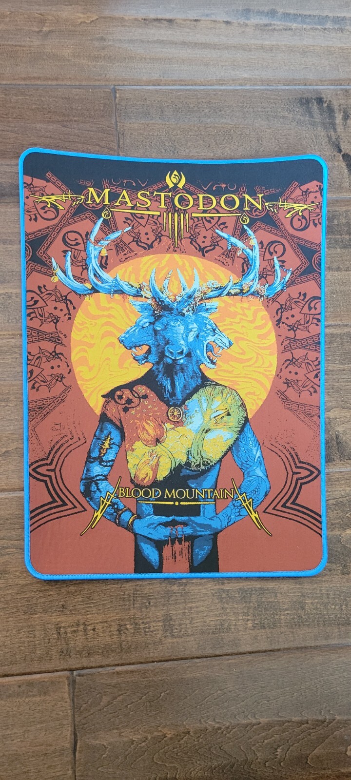 2023 MASTODON BLOOD MOUNTAIN LARGE JACKET BACK PATCH 11" X 14" HEAVY METAL | eBay