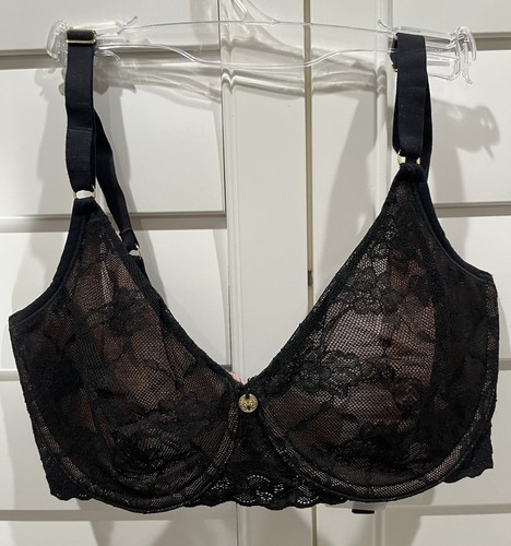 Natori Black Bliss Allure Underwire Bra 735332 32 DD Nwt $64 | eBay