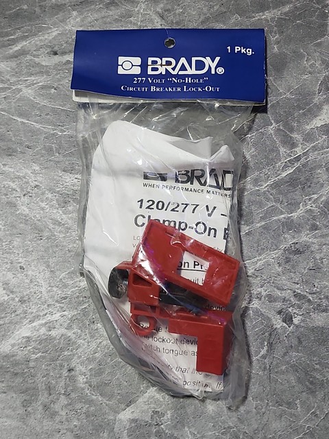 Brady Clamp-on Devices Breaker Lockout for 120/277v 65396 for sale online | eBay