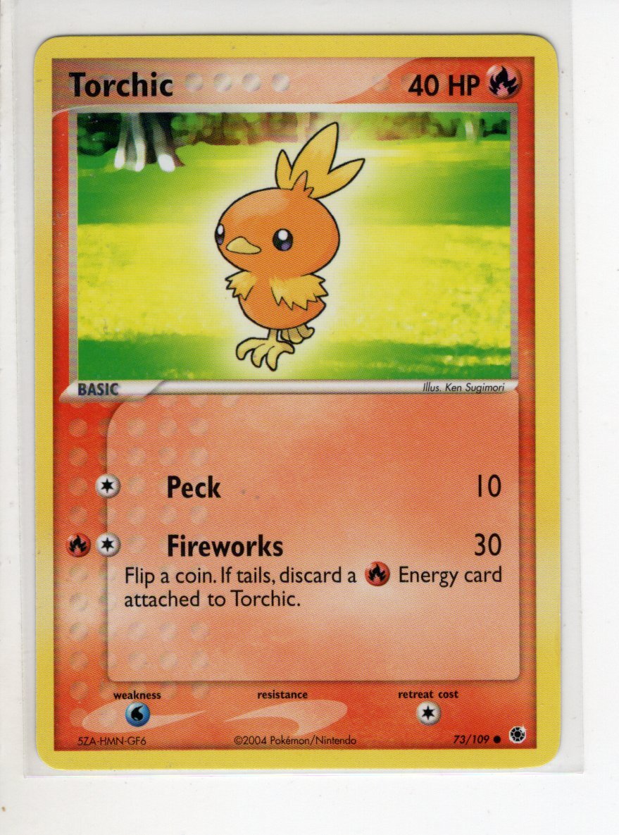 TORCHIC EX RUBY SAPPHIRE SET POKEMON CARD 73/109 NM/M | eBay