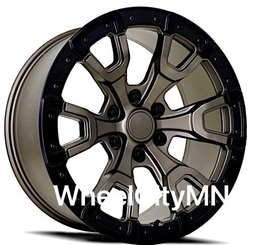 20" bronze black OE Raptor replica wheels fits Ford Bronco 2021 2022 ...