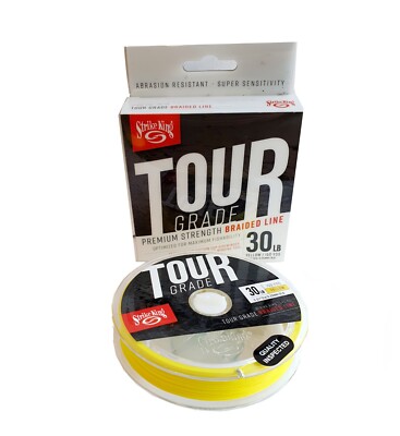 Strike King Tour Grade Spinning Braid Fishing Line Casting Lure ...