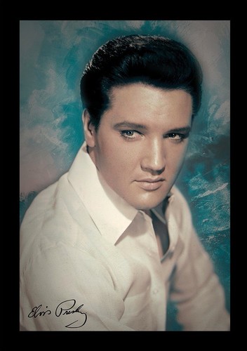 ELVIS PRESLEY CLASSIC COOL 13x19 FRAMED GELCOAT POSTER MUSIC LEGEND ...