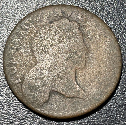 1719-1724 France King Louis XV 1/2 Sol (6 Deniers) 4.98g Rare Copper ...