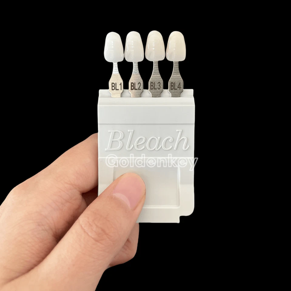 Dental Bleach Shade Guide BL1 4Colors Bleached Chart Teeth Based Vita ...