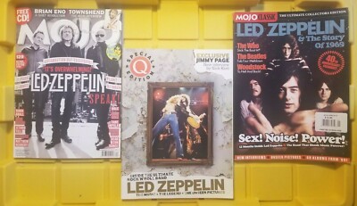 VINTAGE LOT OF 3 MAGAZINES FEATURING LED ZEPPLIN 2 MOJO AND Q YT22 | eBay
