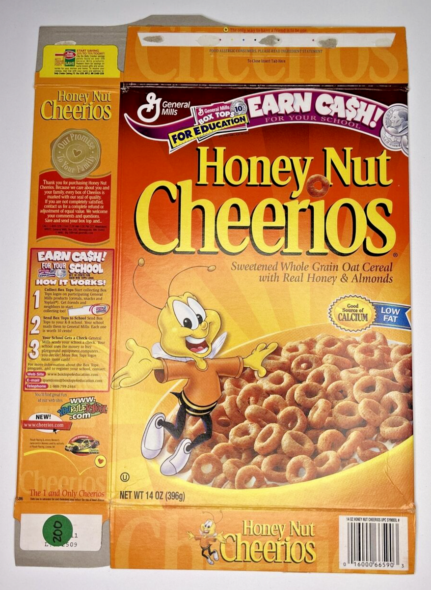 Cheerios Box Zijkant