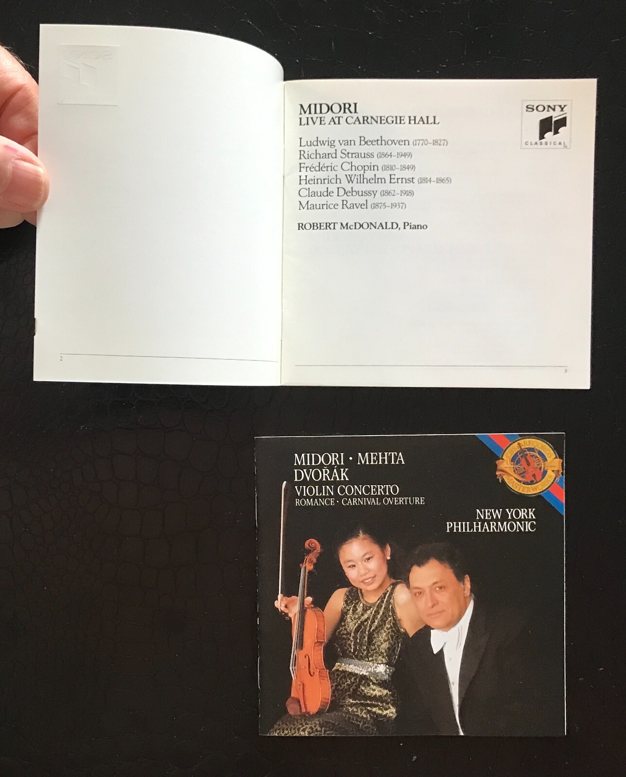 DVORAK Violin Concerto Romance Zubin Mehta & MIDORI Live At Carnegie ...