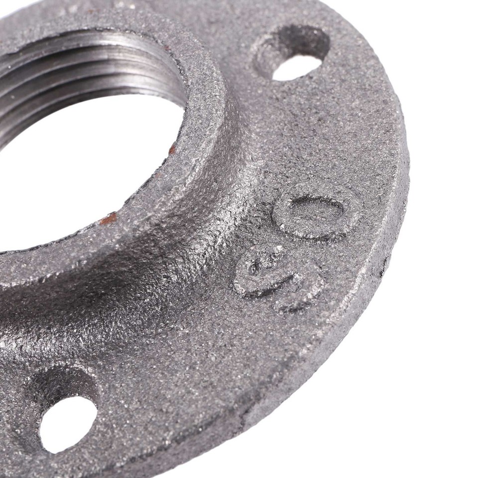 3X(1 Inches Malleable Cast Iron Pipe Flange, Industrial Pipe Flanges ...