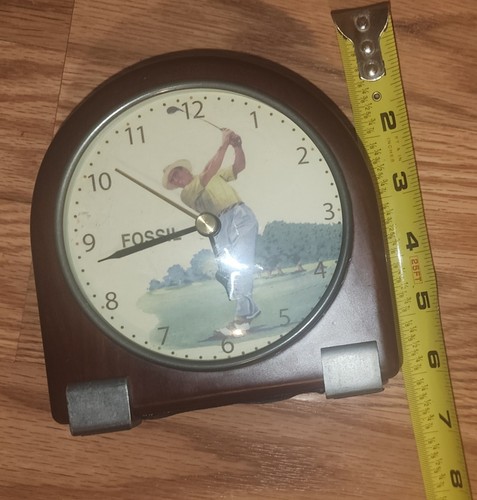 Fossil Golf Theme Desk clock | eBay