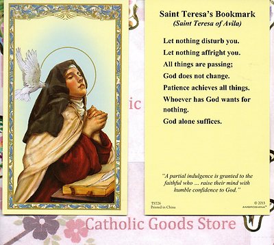 Holy Cards - St Teresa