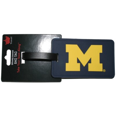 Michigan Wolverines Soft Luggage/bag Tag | eBay