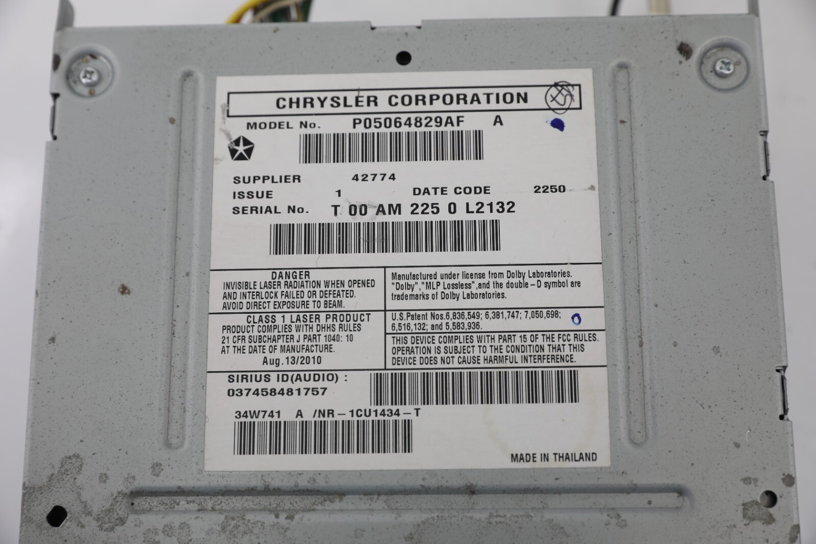 🚘 2011 - 2018 JEEP DODGE RAM CHRYSLER 430N RHB MYGIG High Speed NAV ...