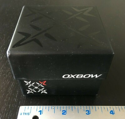 NEW AUTHENTIC OXBOW DESIGNER RETAIL BLACK WATCH BOX W/PILLOW | eBay